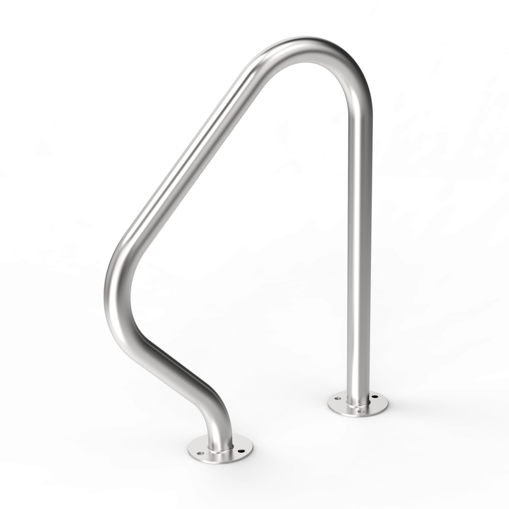 slope cycle stand - street furniture - cycle parking